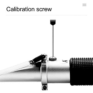 GLOGLOW 0-80% Alcohol Refractometer, Handheld Alcohol Tester Meter Measure Instrument for Wine Making and Beer Brewing