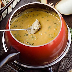 OSALADI Stainless Steel Fondue Forks Cheese Fondue Fork Stainless Steel Fruit Forks Fondue Forks Set Bbq Forks Roasting Sticks For Hot Pot Barbecue (Handle Random Color)