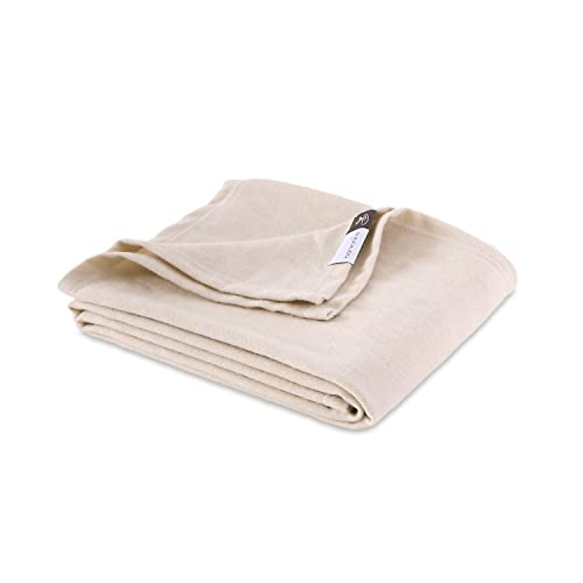 Berkshire Merino Wool Throw | All-Season Merino Wool Throw | Macadamia | Throw (50" x 70")