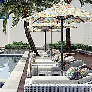 LVTXIII Outdoor Lumbar Pillow Covers, Patio Decorative Lumbar Pillow Cases ONLY, Fluffy Fade-Resistant Lumbar Cushion Cases for Home Balcony and Garden, 12x20 Inch, Pack of 2, Paisley Multi