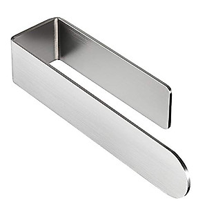 Taozun Hand Towel Holder/Hand Towel Ring - Self Adhesive Bathroom Towel Bar Stick on Wall, SUS 304 Stainless Steel Brushed