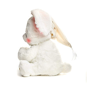Cuddle Barn - Paws for Prayer Bunny | Animated Singing Bunny Stuffed Animal Plush Toy Prays Lights Up and Sings This Little Light of Mine, 10 inches