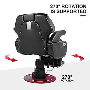 Artist hand Electric Barber Chair, Electric Chair, Lifting Recline Chair, Beauty Salon Chair All Purpose Hydraulic Beauty Salon Styling Chair