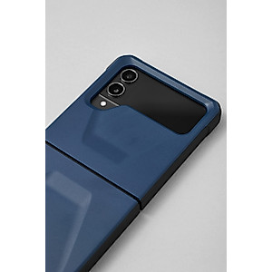 URBAN ARMOR GEAR UAG Designed for Samsung Galaxy Z Flip 4 Case 2022 Blue Mallard Civilian Sleek Ultra-Thin Shock-Absorbent Protective Cover