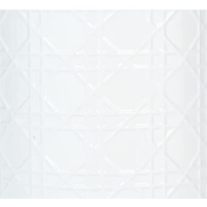 Kassatex ARN-WB Rattan Wastebin, White