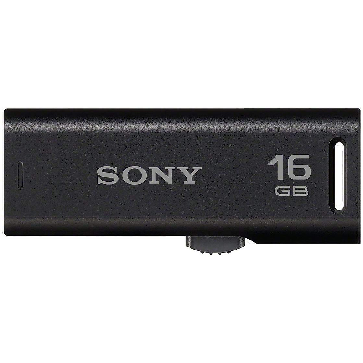 Sony USM16GR 16GB Microvault USB Flash Drive with Retractable Connector, Black