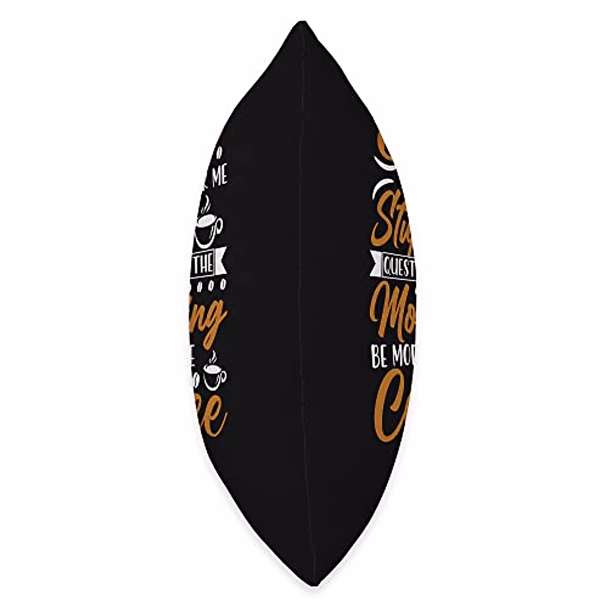 Coffee Doesn't Ask Stupid Question Throw Pillow, 16x16, Multicolor