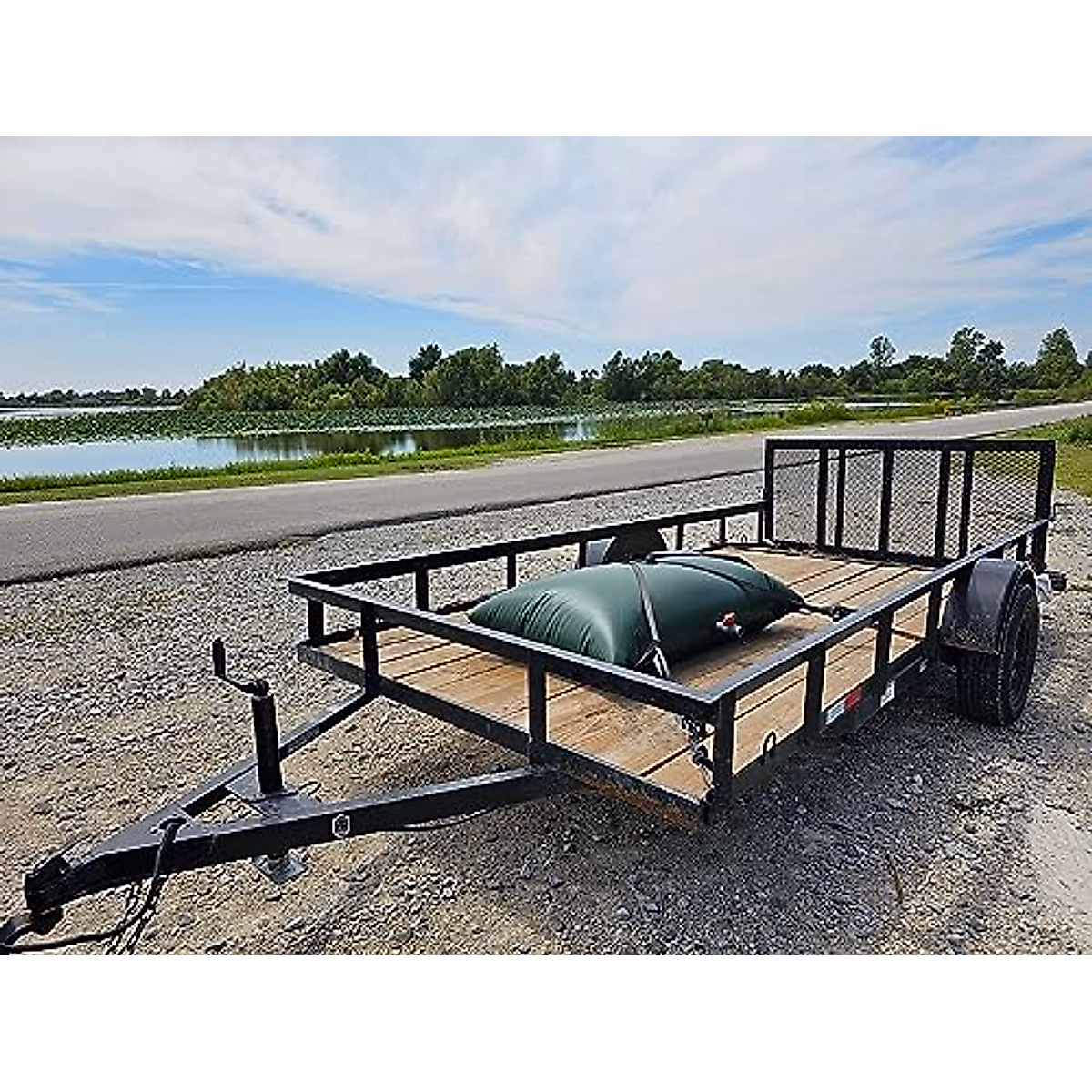 Badger Tactical Heavy Duty 130 Gallon Water Bladder/Water Tank-Includes Brass Fittings for Quick Garden Hose Connection-Emergency Water Storage/Camping Gear/Survival Kit/Alternative to Water Barrel