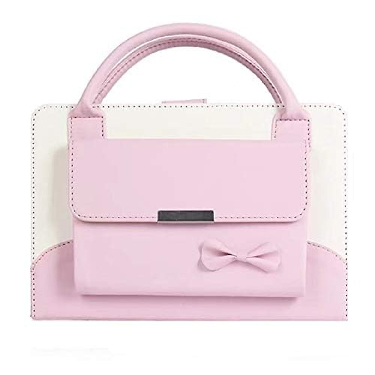 Albc Cute Case for iPad Mini 5 2019 / 5th Generation Mini / iPad Mini 4 / 3 / 2 / 1 - Smart Slim Handbag Leather Stand Cover with Auto Wake/Sleep Feature,Pink