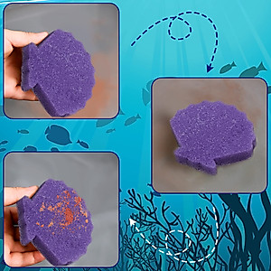 CHENGU 24 Pieces Hot Tub Sponge Oil Absorbing Sponges Cute Shape Pool Accessories Scum Dust Remover Floating Sponges for Hot Tub Swimming Pool Swimming Pool Hot Tub Sponge