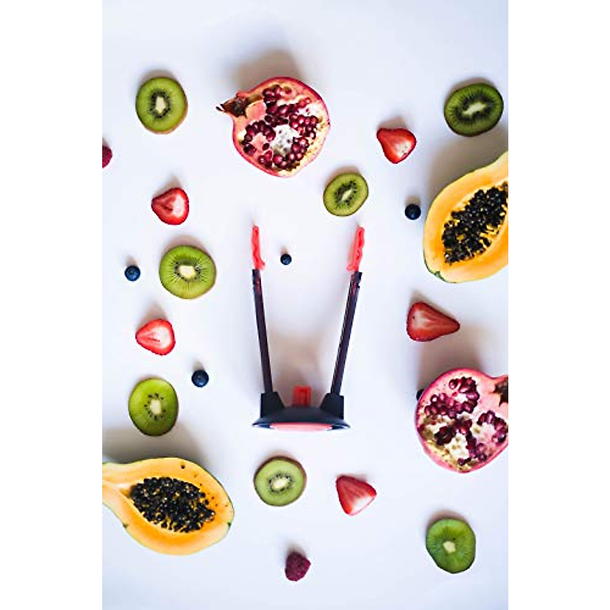 Jokari Suction Cup Fortified Baggy Rack 2 Pack For More Stability When Filling Plastic Freezer Storage Zip Lock Bags. Sturdy Clips Hold Containers Open to Pour Leftovers and Meal Prep Ingredients.