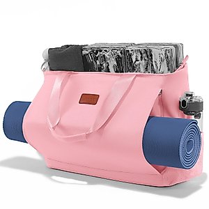 Ewedoos Yoga Bag Large Yoga Mat Bag Gym Duffle Bag Sports Tote Bag and Carriers Fits All Your Stuff for Yoga Travel Gym