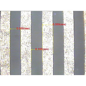 15 Pieces/Pack 100μm Flexible Polyimide (PI) Interdigitated Gold Electrodes IDE Medical Sensor Gas Sensor Interdigital Capacitor Arrays Chip Wearable Device (10mm-20mm)