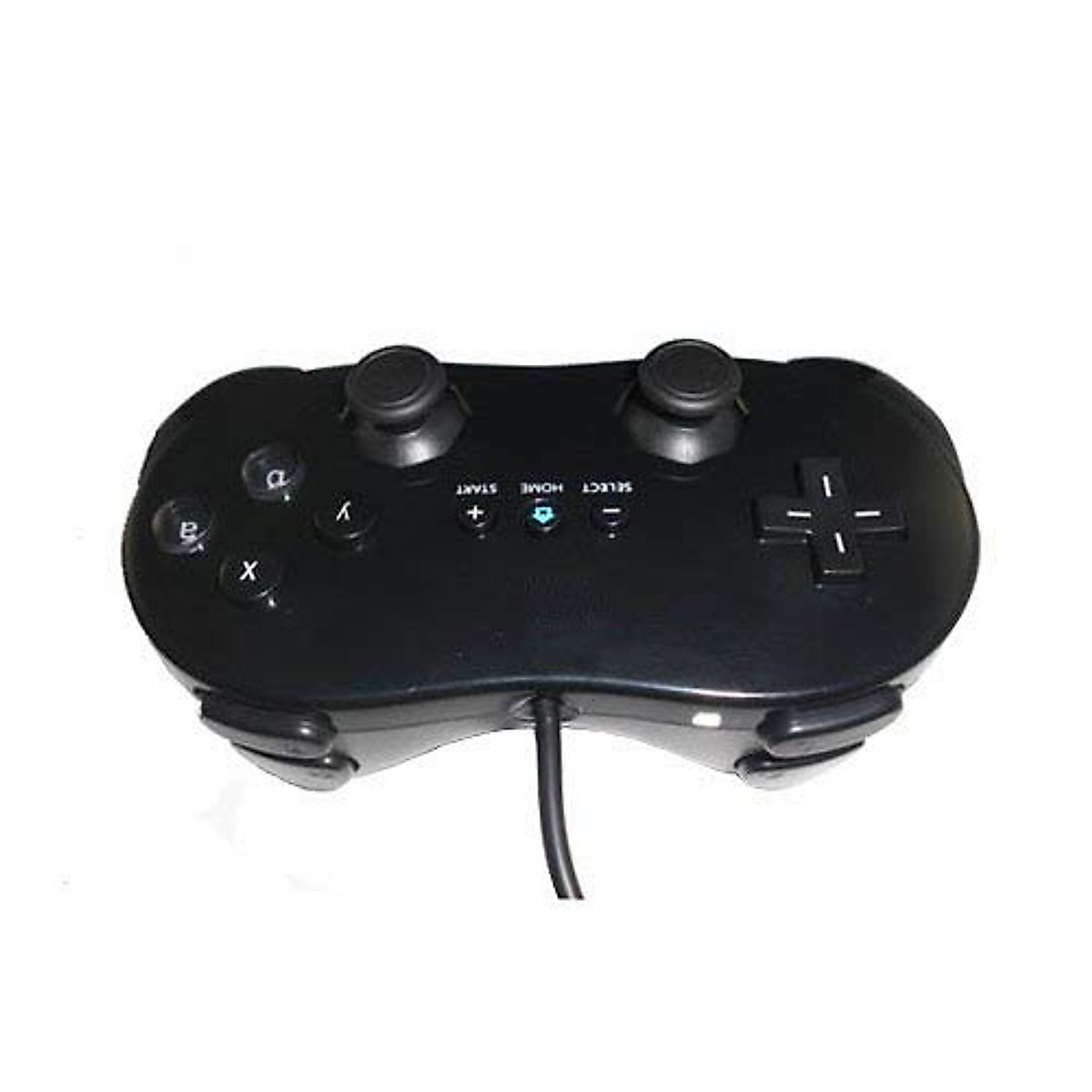OSTENT Wired Classic Controller Pro Gamepad Joystick for Nintendo Wii Remote Console Video Game Color Black