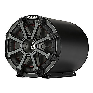 Kicker 10-Inch 800-Watt Max 2-Ohm Enclosed Tube Subwoofer,Black
