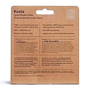 Munchkin® Wildlove Koala Natural Wooden Teether Toy