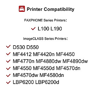 WISETA CRG128 128 High Yield Black 128 Toner Cartridge Replacement Compatible with Imageclass D530 MF4770N MF4890DW MF4880DW D550 MF4570DN MF4570DW LBP6200D Faxphone L190 L100 Laser Printer (2 Pack)