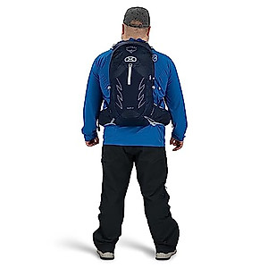 Osprey Talon 22L Men's Hiking Backpack with Hipbelt, Ceramic Blue, L/XL, Extended Fit