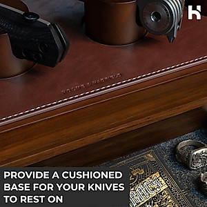 Holme & Hadfield - Armory Vegan Leather Padding - Rustic Brown (Padding Only)