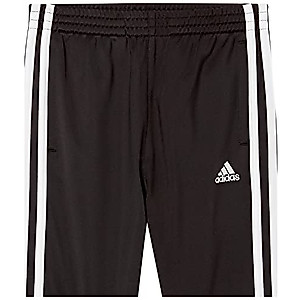 adidas boys Zip Front Tricot Jacket and Track Pants Shorts Set, White, 4-8 Years US