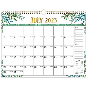 Wall Calendar 2023-2024 - Wall Calendar from March 2023 to June 2024, 11.5"x 15", Monthly Calendar 2023-2024 with Julian Dates, Twin-Wire Binding, Thick Paper Perfect for Office & Home