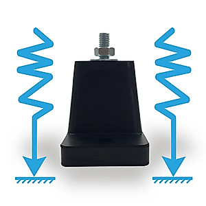 Anti-Vibration Shock Absorbing Rubber Mounting Bracket for Ductless Mini Split Air Conditioner Condensers