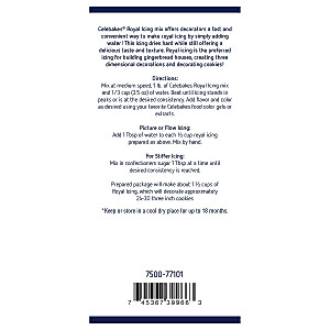 Celebakes by CK Products - White Royal Icing Mix, 16 oz, 2 Pack - Smooth & Versatile Icing for Cake Decorating, Cookies & More - Easy to Use, Professional Results - Trusted Baking Essential