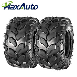 MaxAuto 2PCS Sport ATV Tires 18x9.5-8 18x9.50x8 Lawn Mower Off-Road ATV UTV Tire 4PR Turf Tires Mud Sand Trial Tires P311