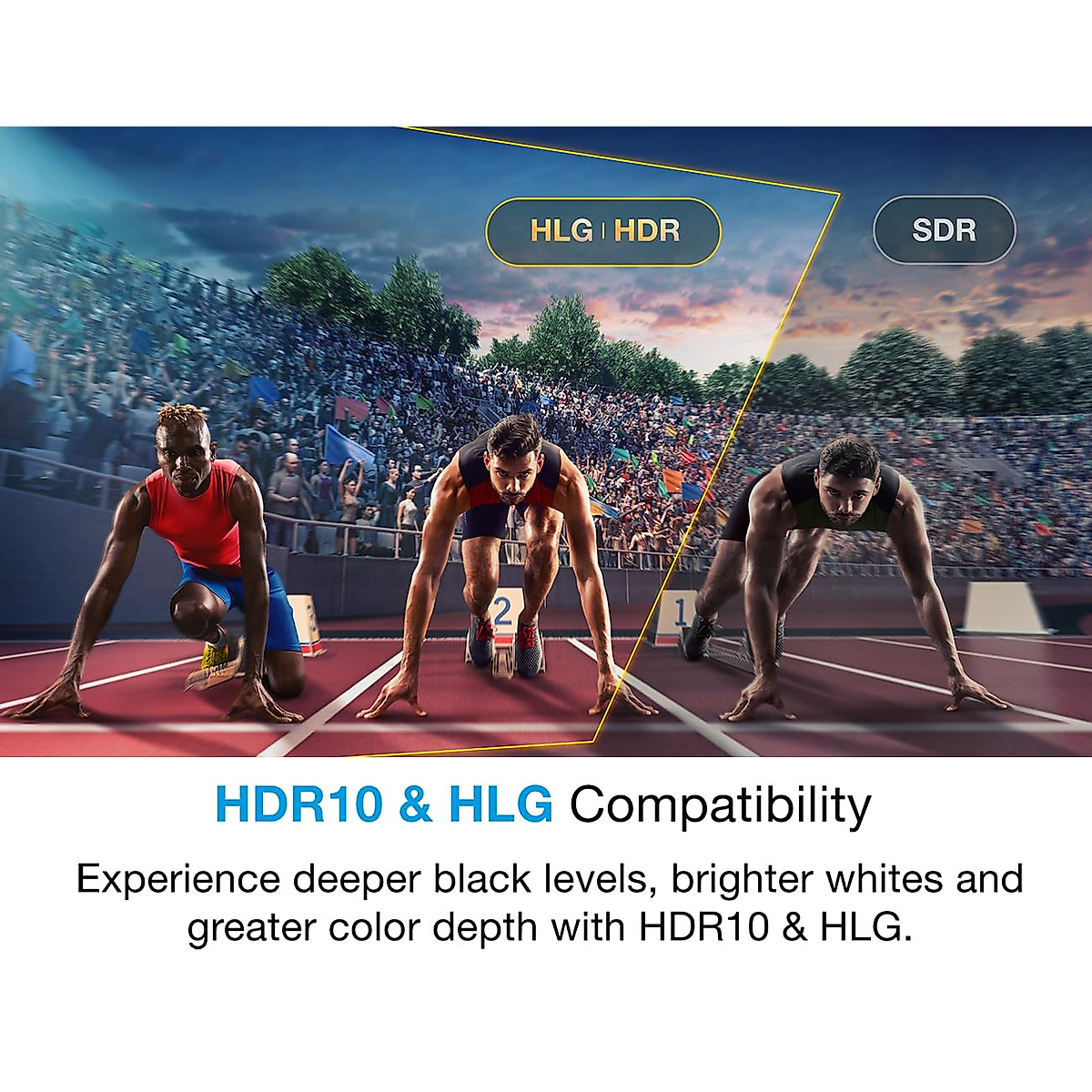 Optoma UHD38x Bright, True 4K UHD Gaming Projector | 4000 Lumens | 4.2ms Response Time at 1080p with Enhanced Gaming Mode | Lowest Input Lag on 4K Projector | 240Hz Refresh Rate | HDR10 & HLG