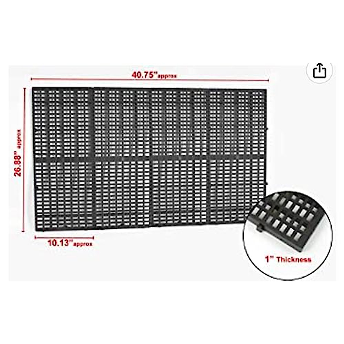 Heavy Duty Dog Crate Dog Cage Pet Kennel with Tray Two Divider Panels Self Locking Latches Stackable Double Door Top Door Indestructible Sturdy Plastic Floor Grid Dog Crates for Medium and Large Dogs