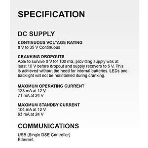 DSE855 USB to Ethernet Communications Device | Built-in Web Server or MODBUS TCP | DSE0855-01 Original - Made in UK