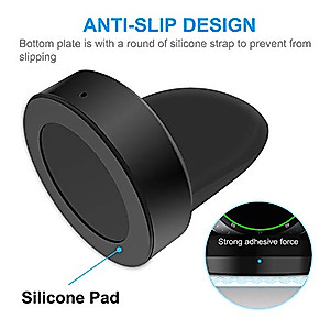 Charger Compatible with Samsung Galaxy Watch 42mm/46mm, Upgraded Charging Cradle Dock for Samsung Galaxy Watch SM-R800/R810/R815 Smart Watch Charger (Not for Active), Black