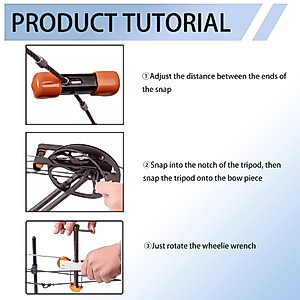 AMEYXGS Archery Bow Press Compound Bow Quad Limb Brackets Package Bundle for Tuning Hunting Shooting Outdoor