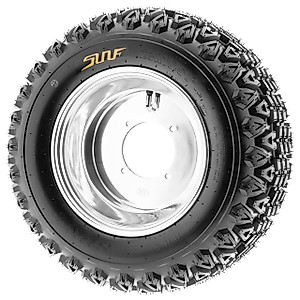 Set of 2 SunF G003 all-Terrain UTV & Golf-Cart Turf Tires 23x11-10, 4 Ply, Tubeless - Lawn & Garden, Rim(s) NOT included