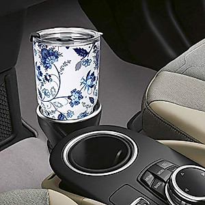 SYACOT 30oz Tumbler Double Wall Stainless Steel Vacuum Insulated Travel Mug with Splash-Proof Lid Metal Straw and Brush