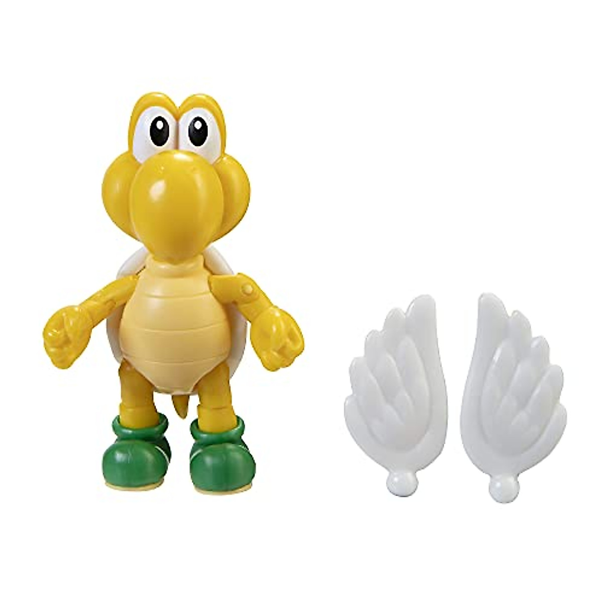Super Mario Action Figure 4 Inch Green para Koopa Troopa Collectible Toy with Wings Accessory