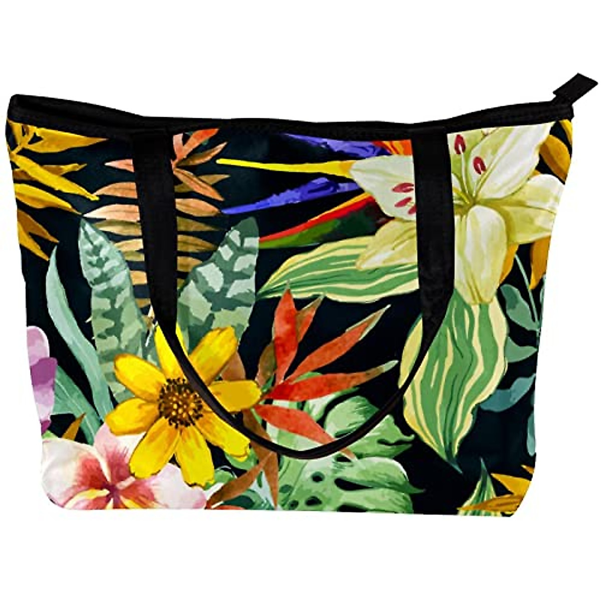 Purses for Women, Tote Bag, Bags for Women, Womens Handbags, flower leaf tropical plant pattern
