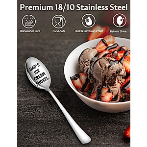 Gifts for Dad from Daughter Son, Dad Christmas Birthday Gifts, Dad's Ice Cream Shovel