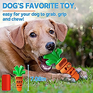 DORPETLY Dog Toys, Indestructible Dog Chew Toys for Aggressive Chewers, Durable Tough Dental Treat Dispensing Dog Toys for Large Medium Small Dogs (Large)