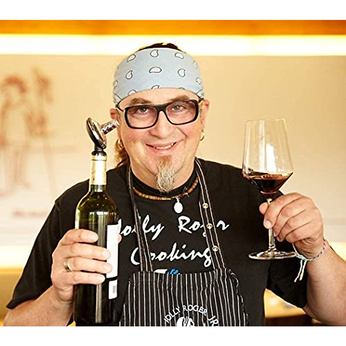 OxyTwister Wine Aerator Pourer Spout Professional Quality 2-in-1 Attaches to Any Wine Bottle for Improved Flavor, No-Drip Enhanced Bouquet Better Red Wine Aerator Christmas Men for Beverage serveware