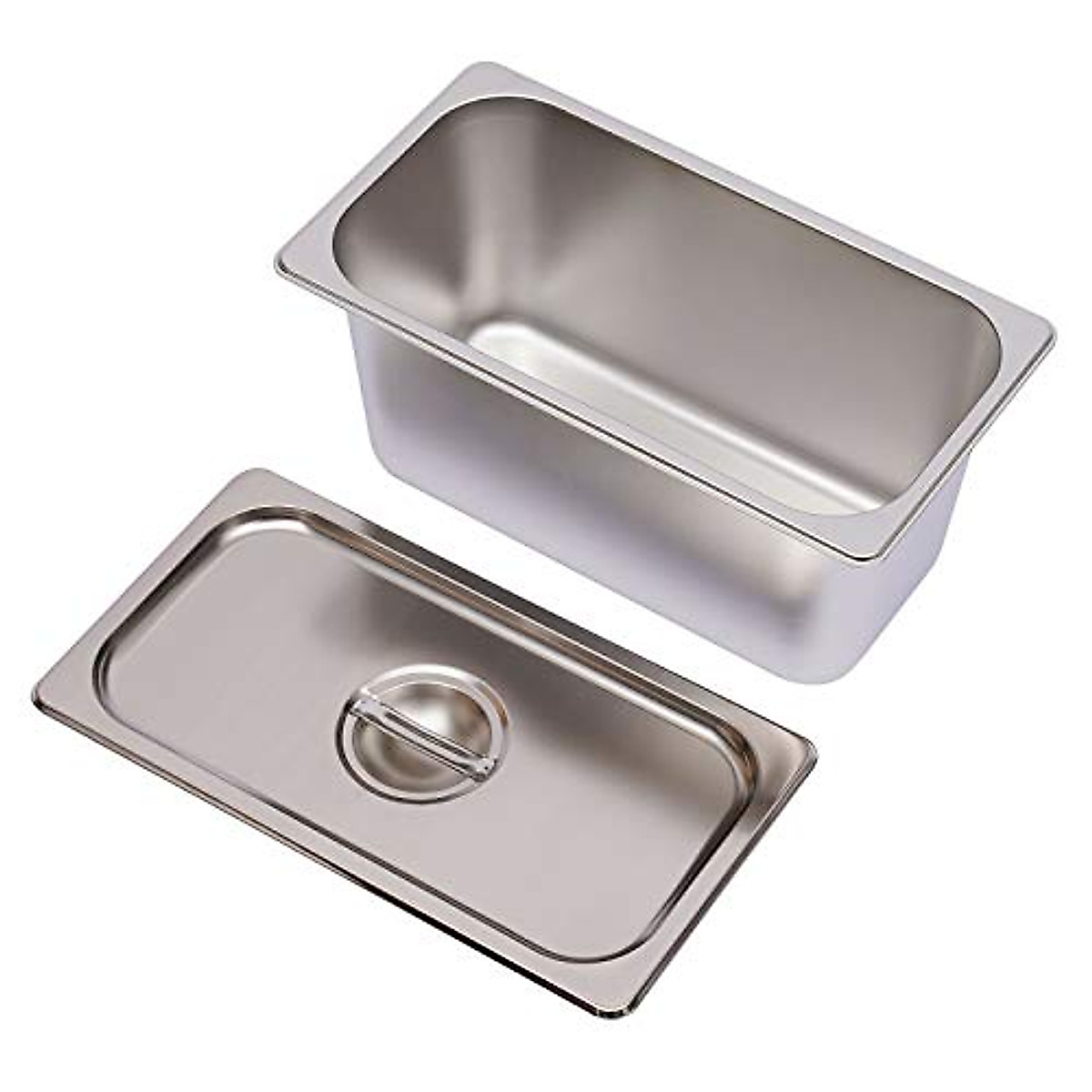 6-Pan Commercial Food Warmer Buffet Server Food Warming Tray Electric Food Steamer Stainless Steel Chafing Dishes Table Steamer Soup Station W/6 Covers, Adjustable Heat Buffet Electric Countertop