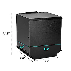 Stanbroil Pellet Grill Hopper Extension for Traeger Pro Series 22, 34, 575, 780, Tailgater 20, Junior 20, Bronson Wood Pellet Grill and Smoker, Black