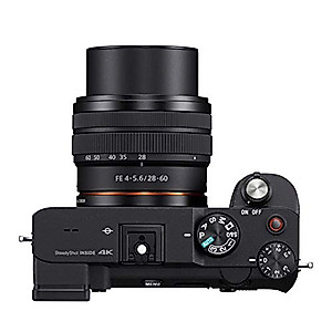 Sony Alpha 7C Full-Frame Compact Mirrorless Camera Kit - Black (ILCE7CL/B) (Renewed)
