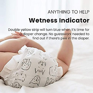 PARASOL Clear+Dry Disposable Diapers | RashShield Protection, Leakproof Design, Hypoallergenic Diaper Set | Size 2 (10-18 lbs) 144 Count