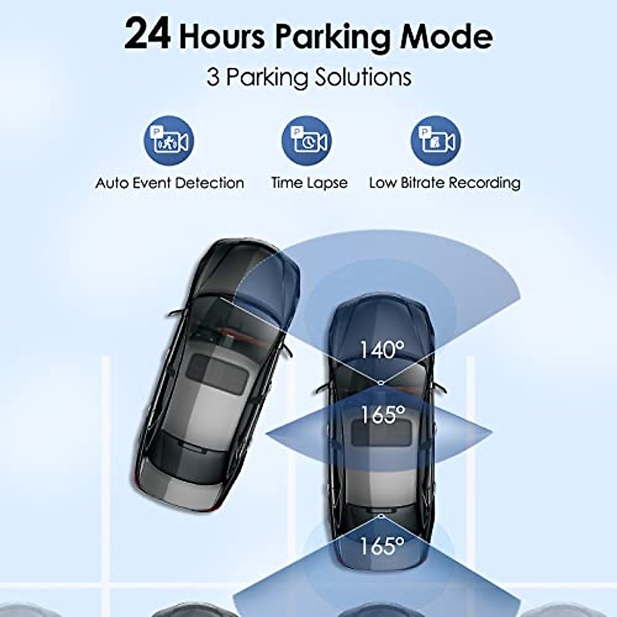 【Bundle: VIOFO T130 3CH with GPS + CPL+HK4 Hardwire Cable】T130 Uber 3 Channel Dash Cam, Front Inside Rear Car Camera, Built-in WiFi GPS, IR Night Vision, Supercapacitor, Parking Mode, 256GB Supported