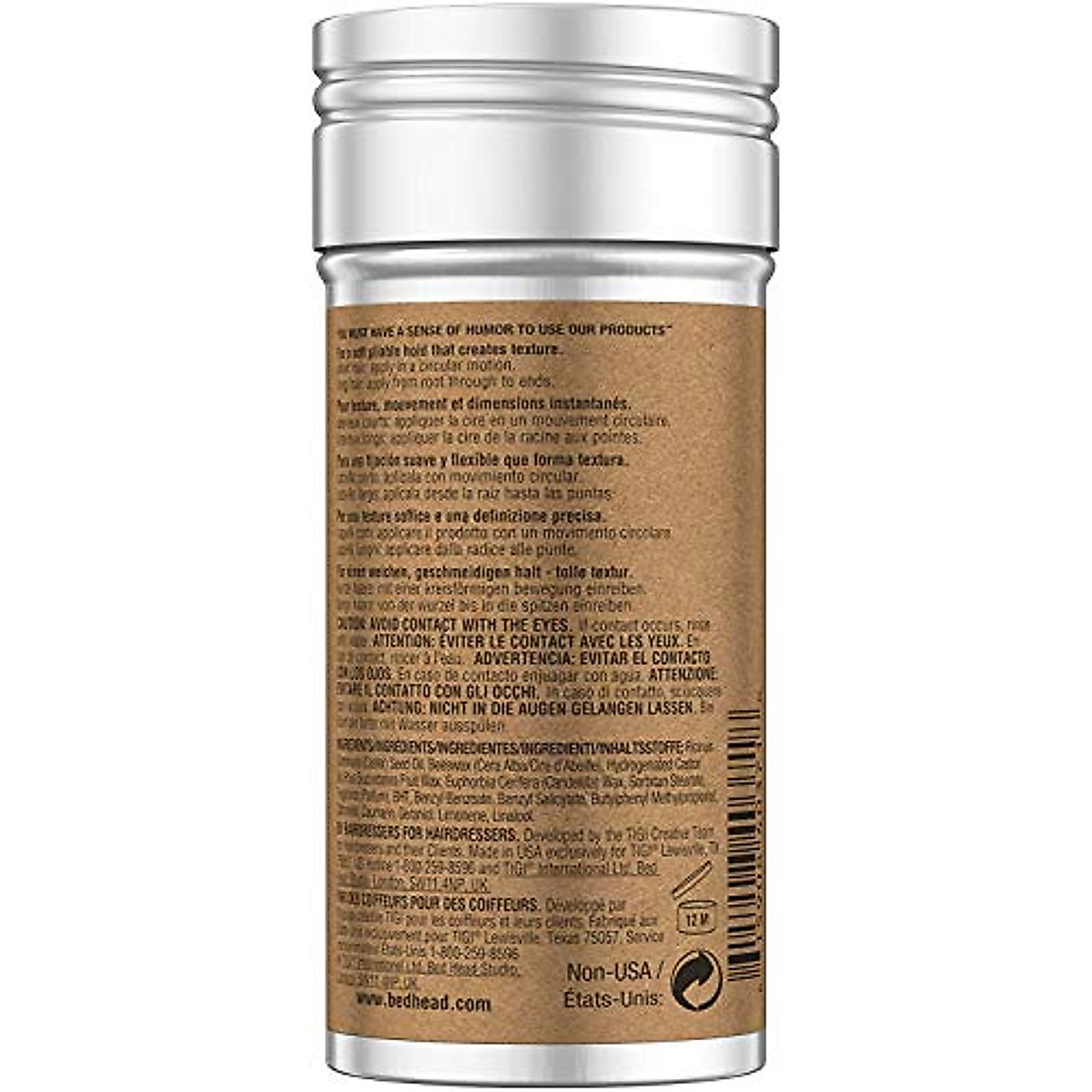 BED HEAD by Tigi STICK - A HAIR STICK FOR COOL PEOPLE 2.7 OZ for UNISEX -(Package Of 3)