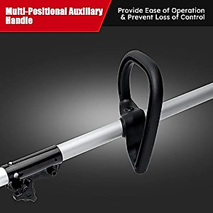 LawnMaster Red Edition GT1644 Electric String Trimmer 10 Amp 16-Inch Corded Grass Trimmer Lightweight with Shoulder Strap