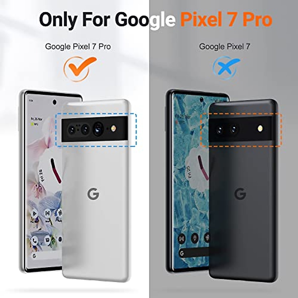 KOVASIA Designed for Google Pixel 7 Pro,Case with 360° Ring Stand, Multi-Layer Protective Case, Shockproof Cover for Google Pixel 7 Pro Case,Red