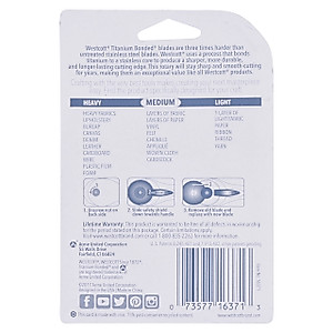 Westcott Titanium Bonded Rotary Replacement Blade, 45mm (16371)