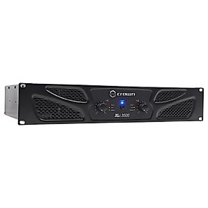Crown Pro XLi3500 2700w 2 Channel PA Power Amplifier Professional Amp XLI 3500 Bundle with Audio Technica ATH-E40 In-Ear Monitor Mini Headphones Earphones & RockvilIe DJ1500 DJ Headphones (3 Items)